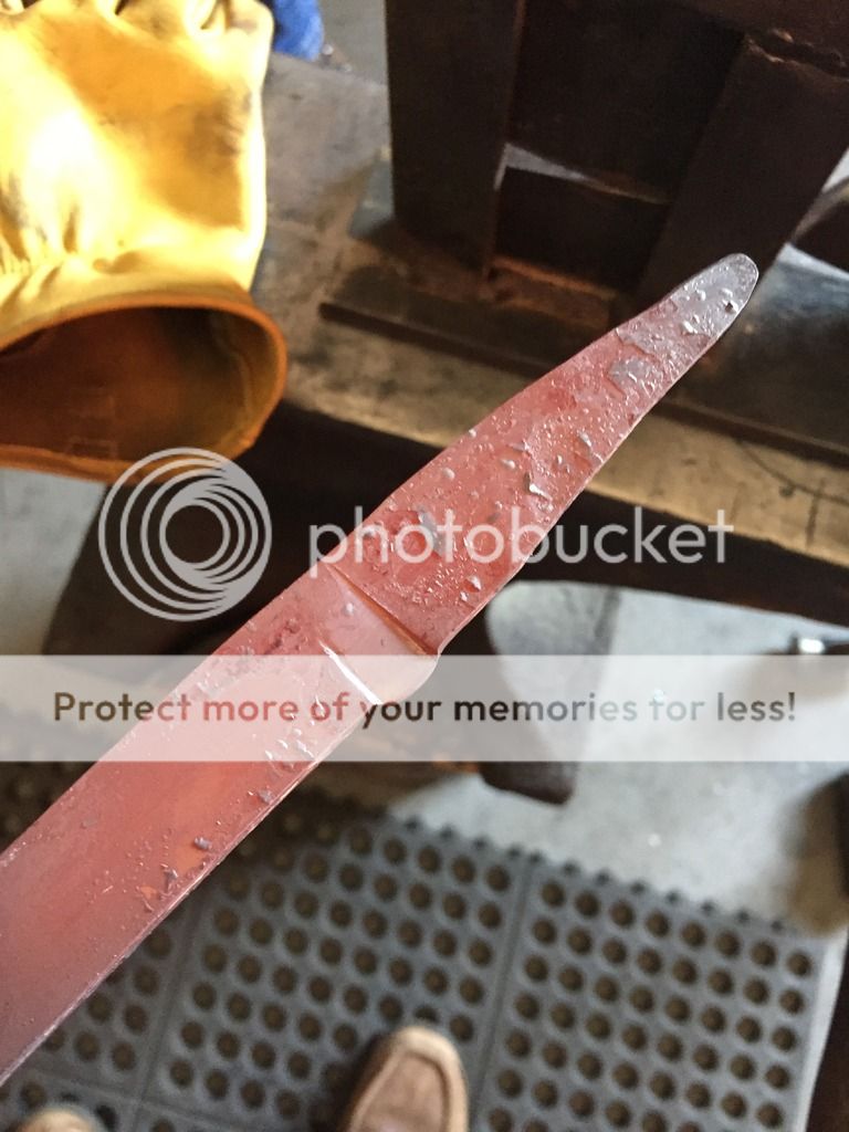 Forging stick tang shoulders | BladeForums.com