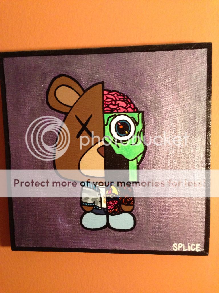 Show and Tell: Painting (Graduation x KAWS custom) | Kanye to The